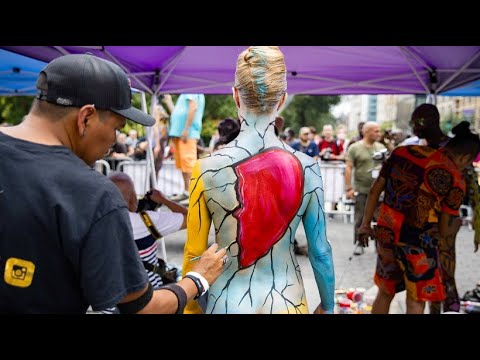 Bodypainting-Day in New York