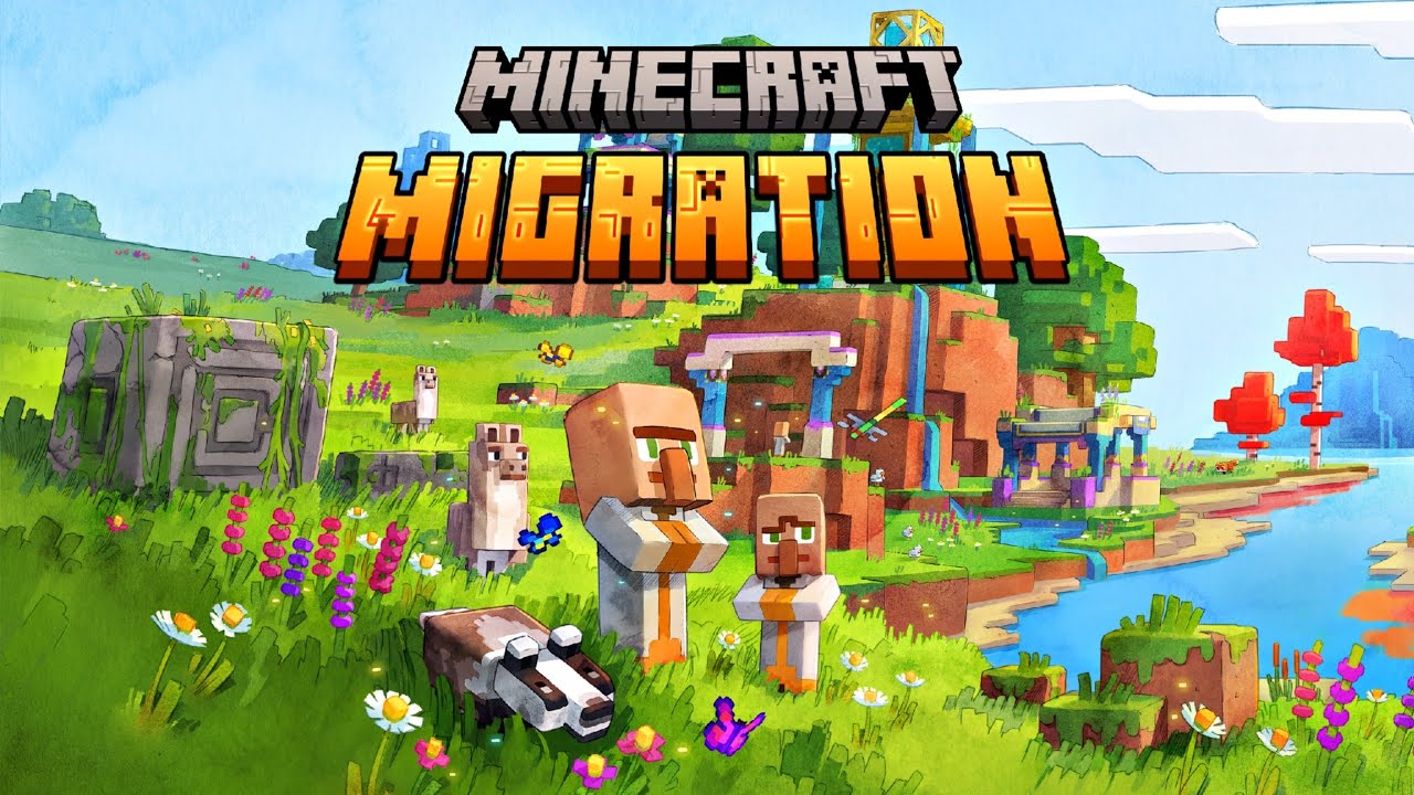 MIGRATING in Minecraft 🤩😍| MINECRAFT #minecraft #games #gameplay - YouTube