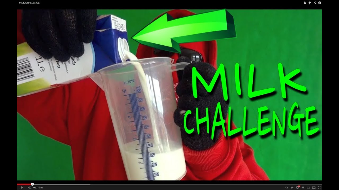 MILK CHALLENGE - YouTube