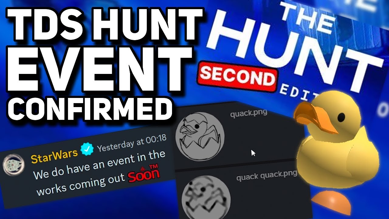 Roblox TDS Hunt Event CONFIRMED | Ducky D00M Speculation & Badge Leak ...