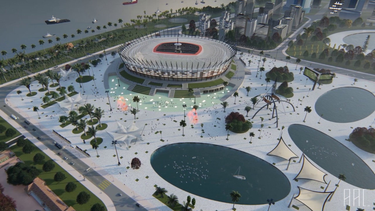 The Stadium: Architectural Animation - YouTube