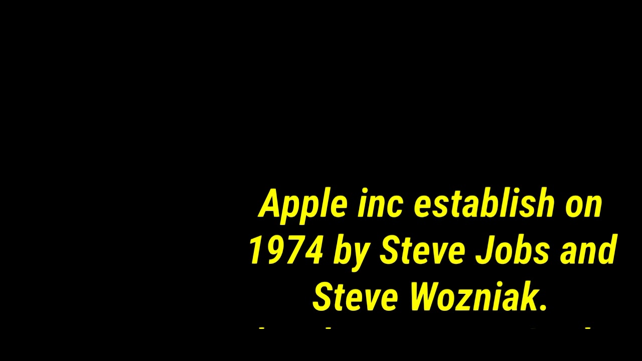 Company profile Apple inc - YouTube