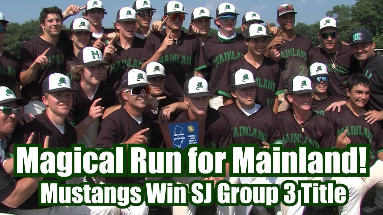 Mainland 6 Delsea 4 | Baseball | Group 3 South Final | Mustangs Win a ...