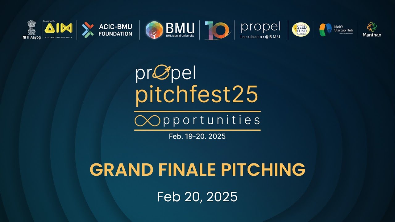 PROPEL PITCHFEST25 & EIS CONFERENCE 3.0 FEB 20, 2025 - YouTube