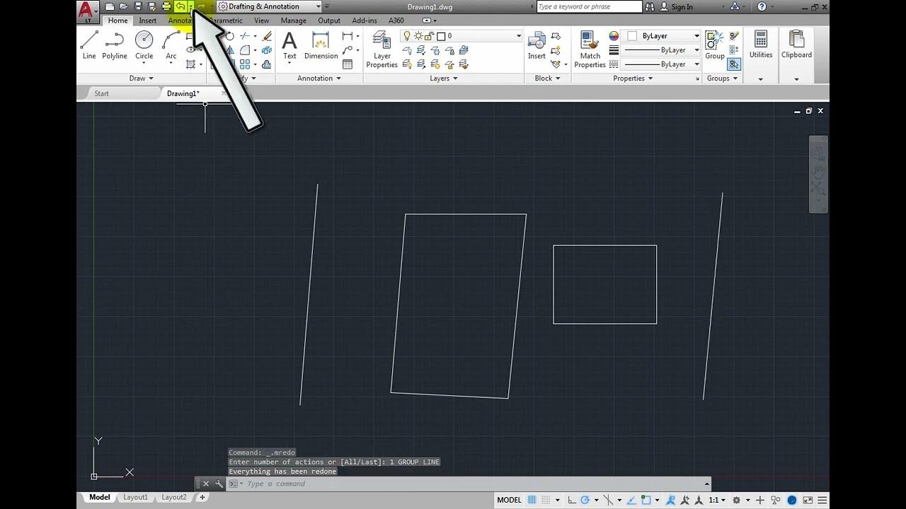 Using the Undo and Redo Commands - YouTube
