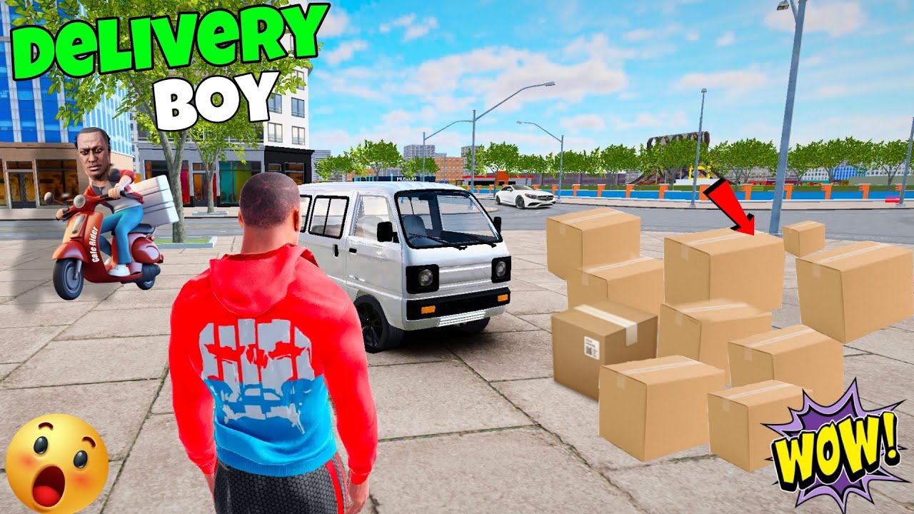NEW JOB BECOME A DELIVERY BOY 📦 INDIAN CAR AND BIKE DRIVING - YouTube