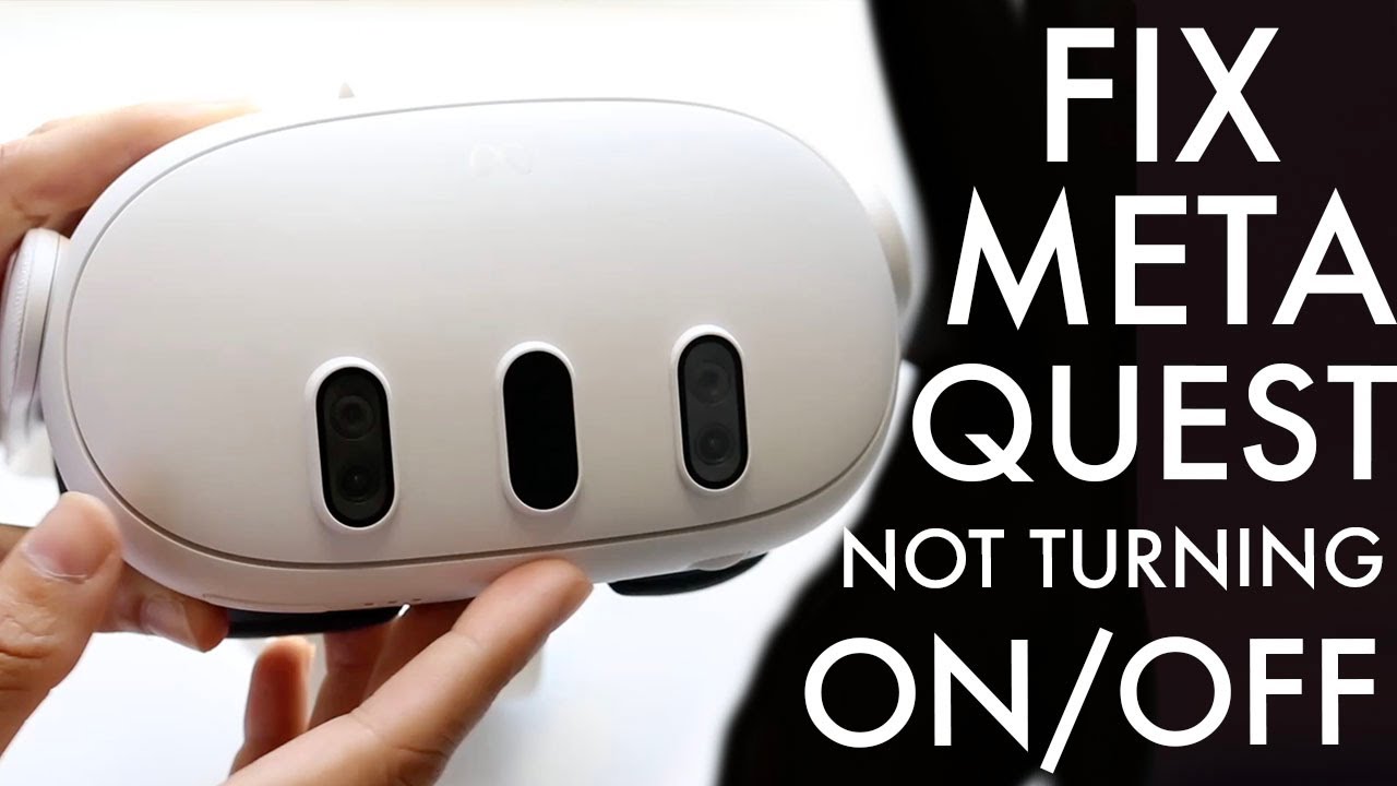 How To FIX Meta Quest 3/Quest 2 Not Turning On! (2024) - YouTube