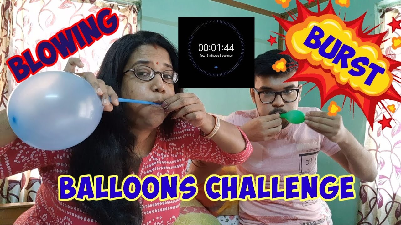 Balloons 🎈🎈blowing Andbursting Challenge🎈🎈 Part 2 সঙ্গে আরো একটি