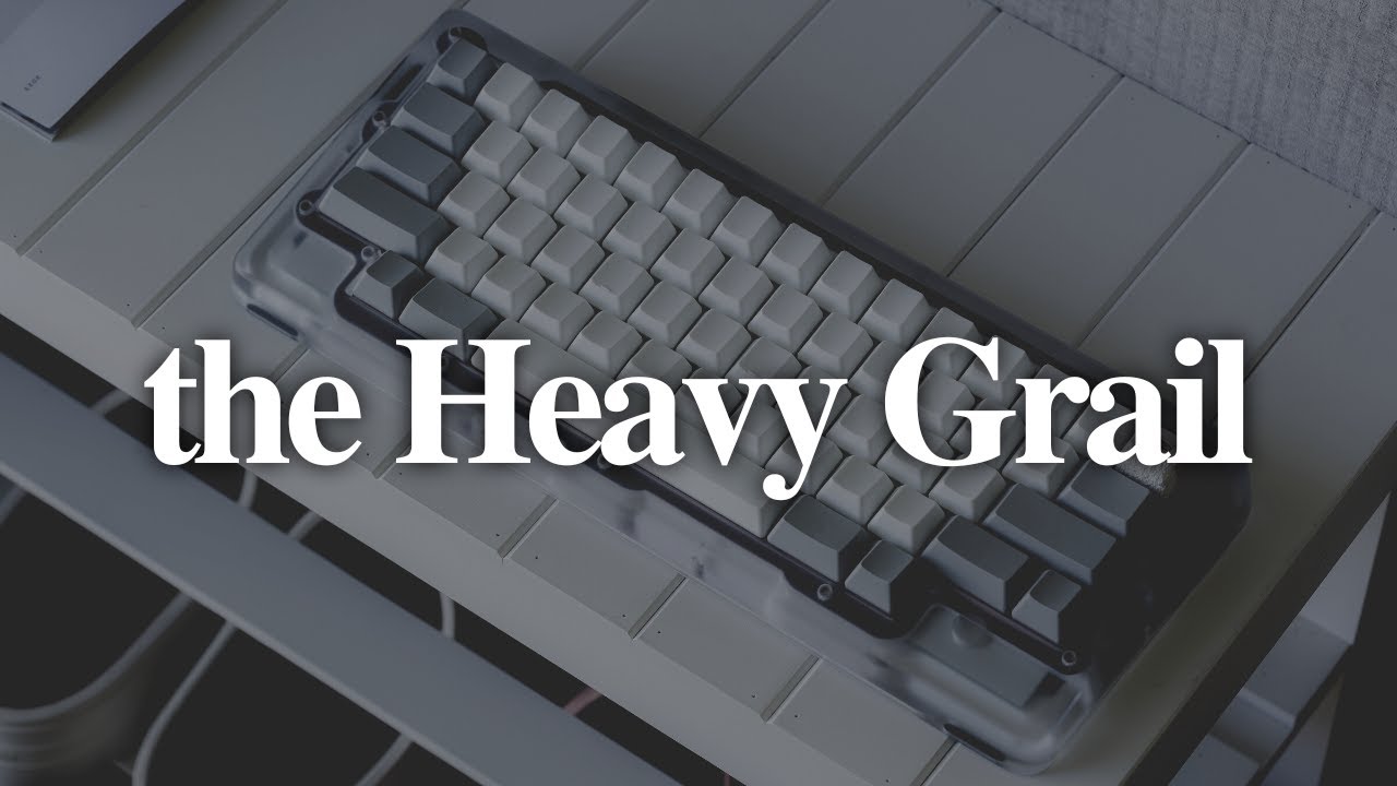 the Heavy Grail | Norbauer & Co. | ABS Plate | Topre - YouTube