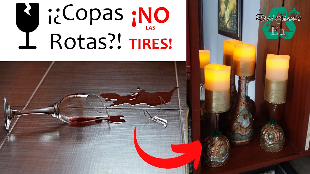 Copas Rotas?! ¡NO LAS TIRES! | Mira Este Video | Reciclando con Eu ...