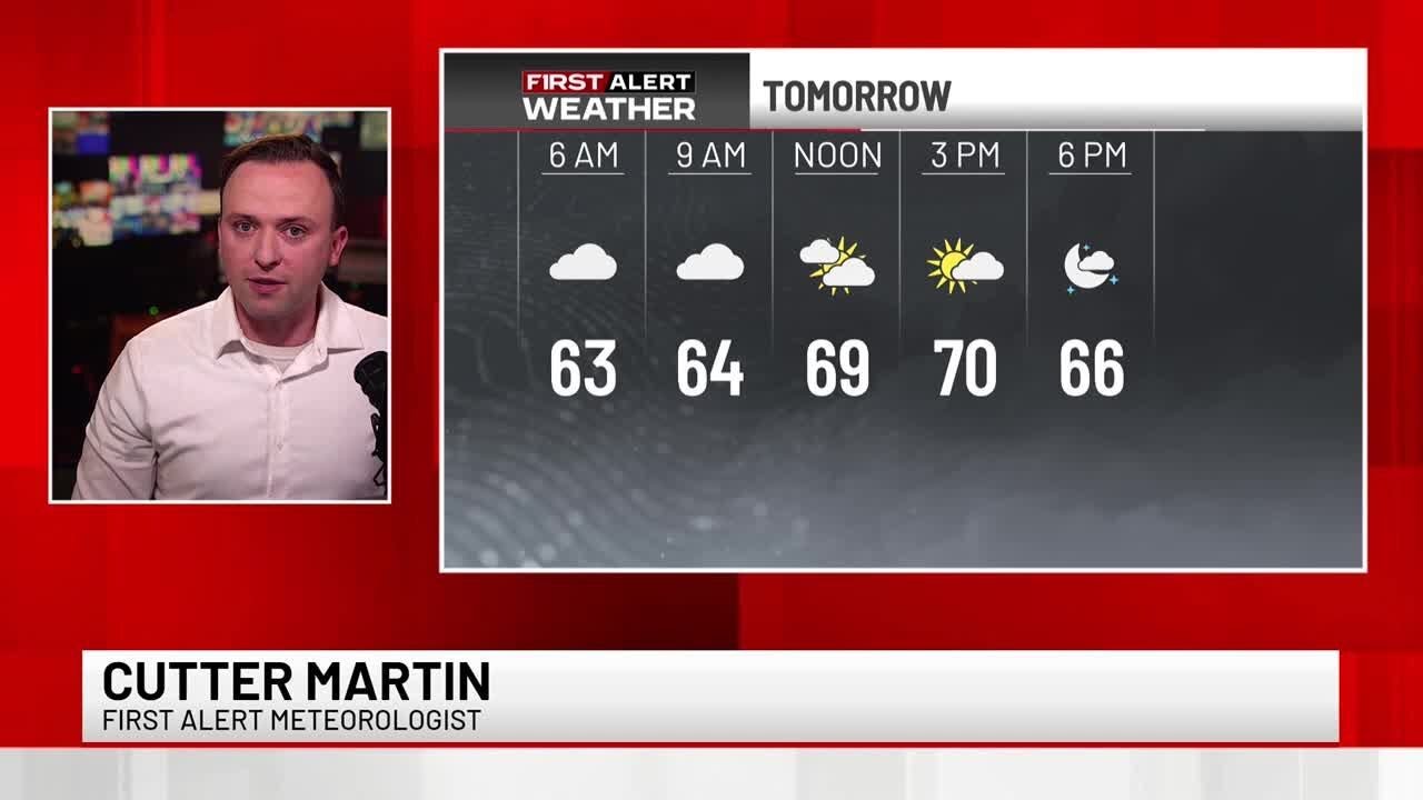 First Alert Forecast | Cooler weather arrives tomorrow, we're watching ...