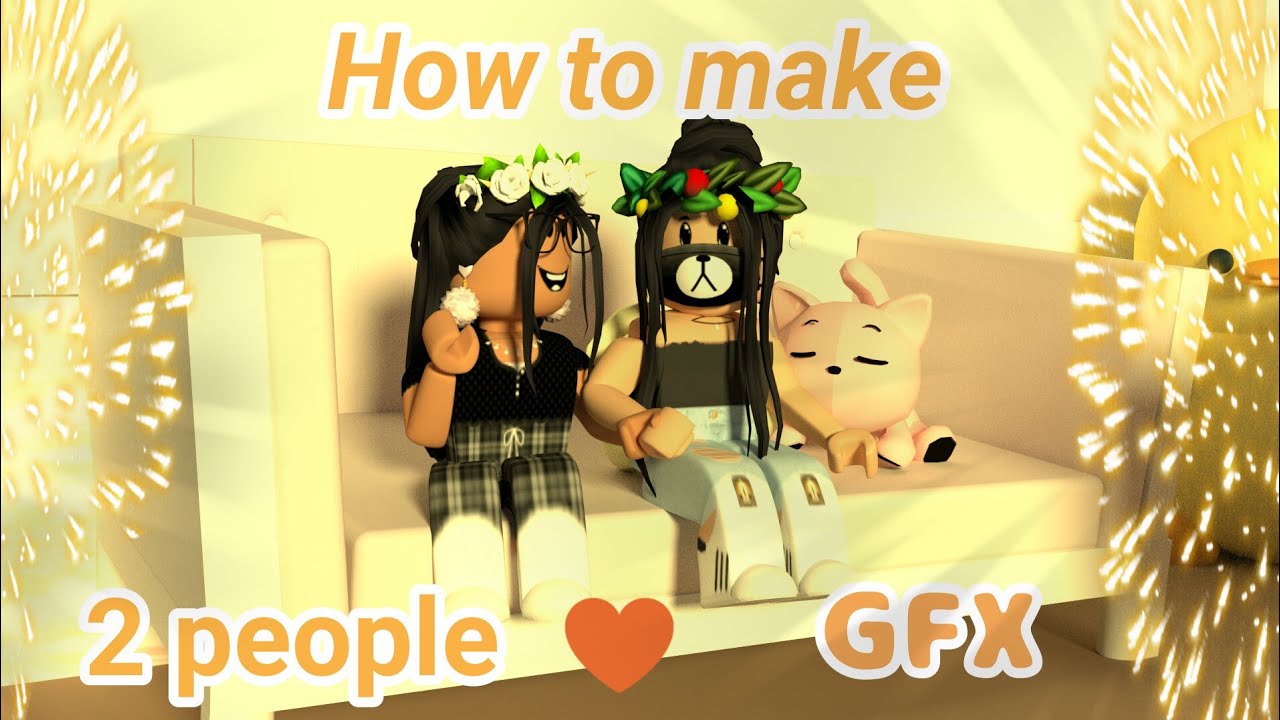 How to make a 2 people gfx! (very simple) - YouTube