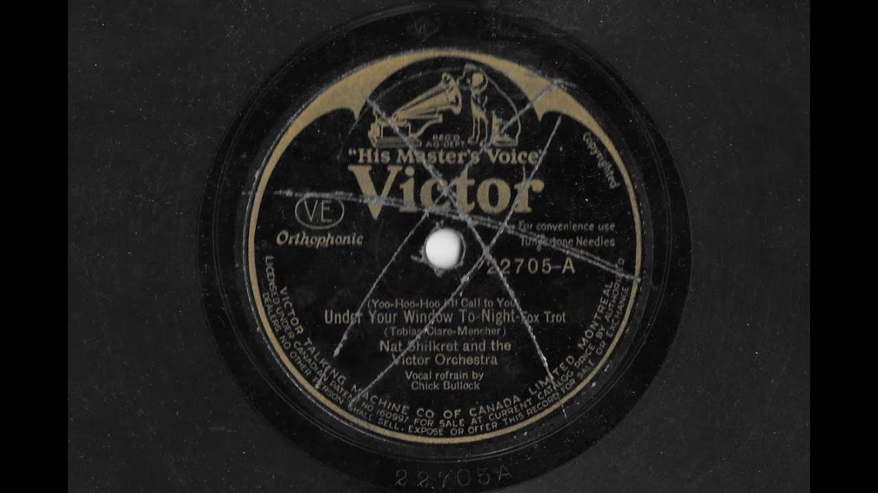 Under Your Window Tonight - Nat Shilkret Victor Orch (Chick Bullock ...