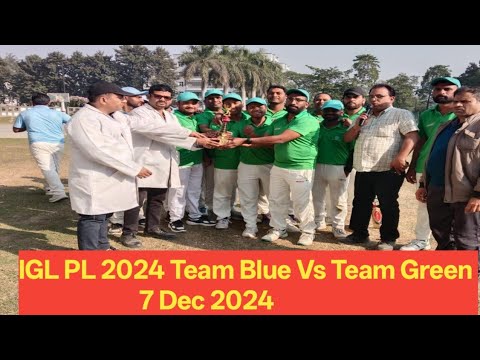 🏏 IGL PL 2024 Team Blue vs Team Green | Live Match 7 Dec 2024 🏏 - YouTube