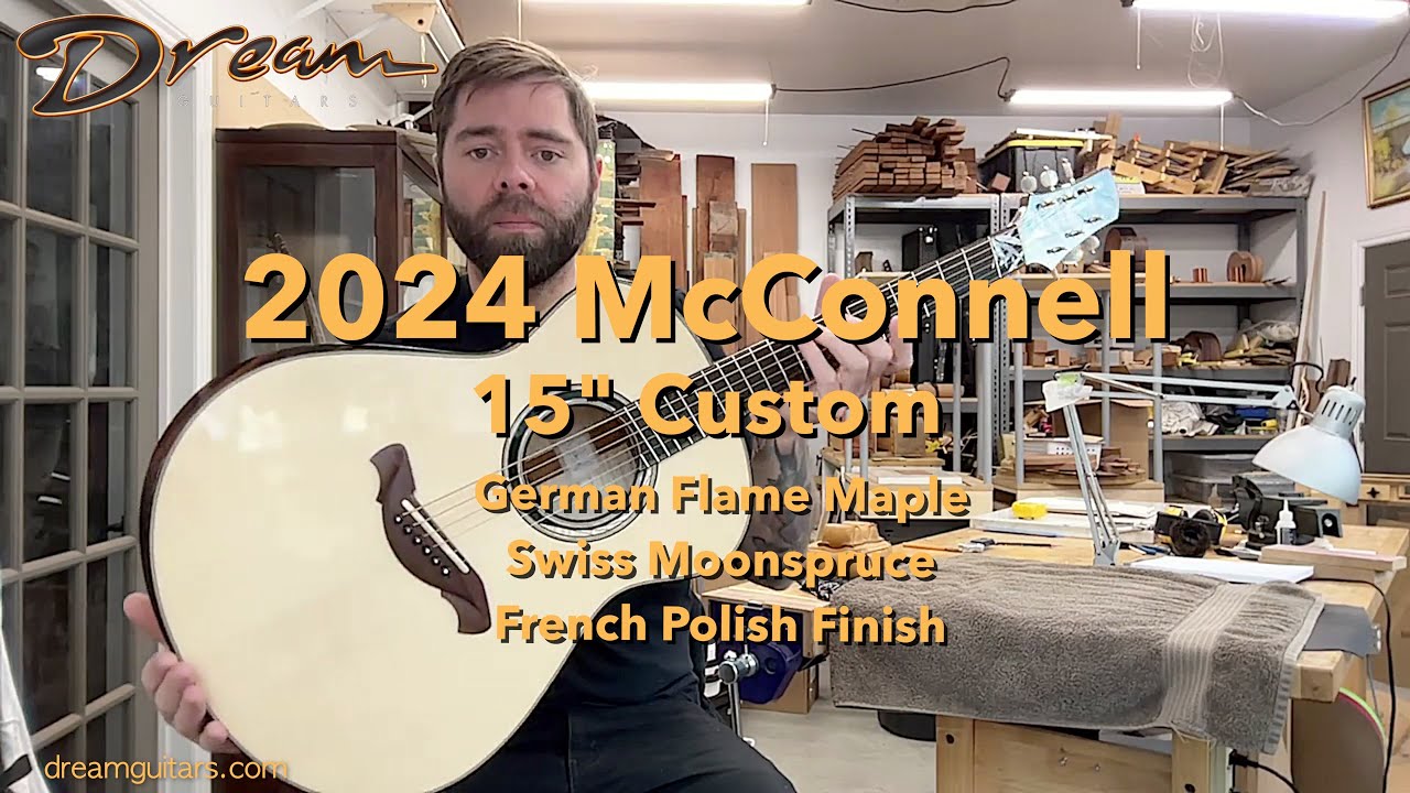 Dream Guitars - 2024 McConnell Custom 15", Swiss Moonspruce & German ...