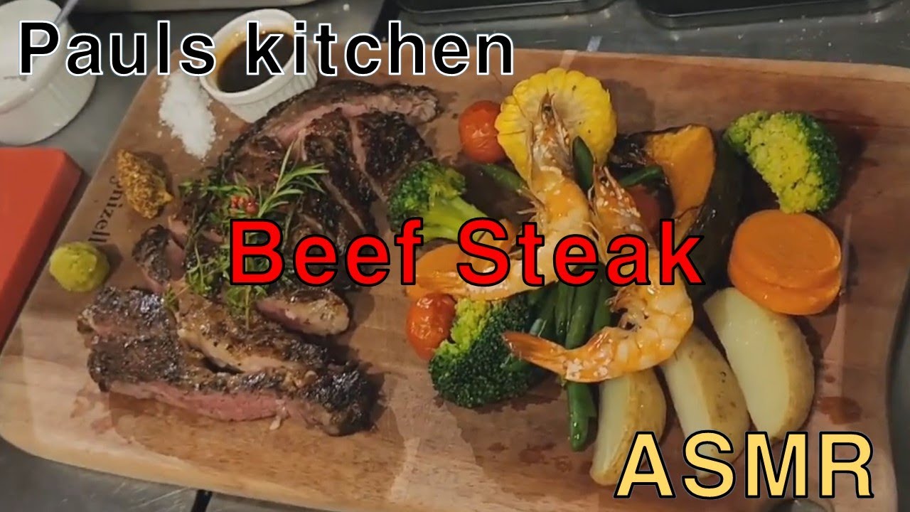 Grilled beef steak ASMR Cooking Process |#paulskitchen #ASMR # ...