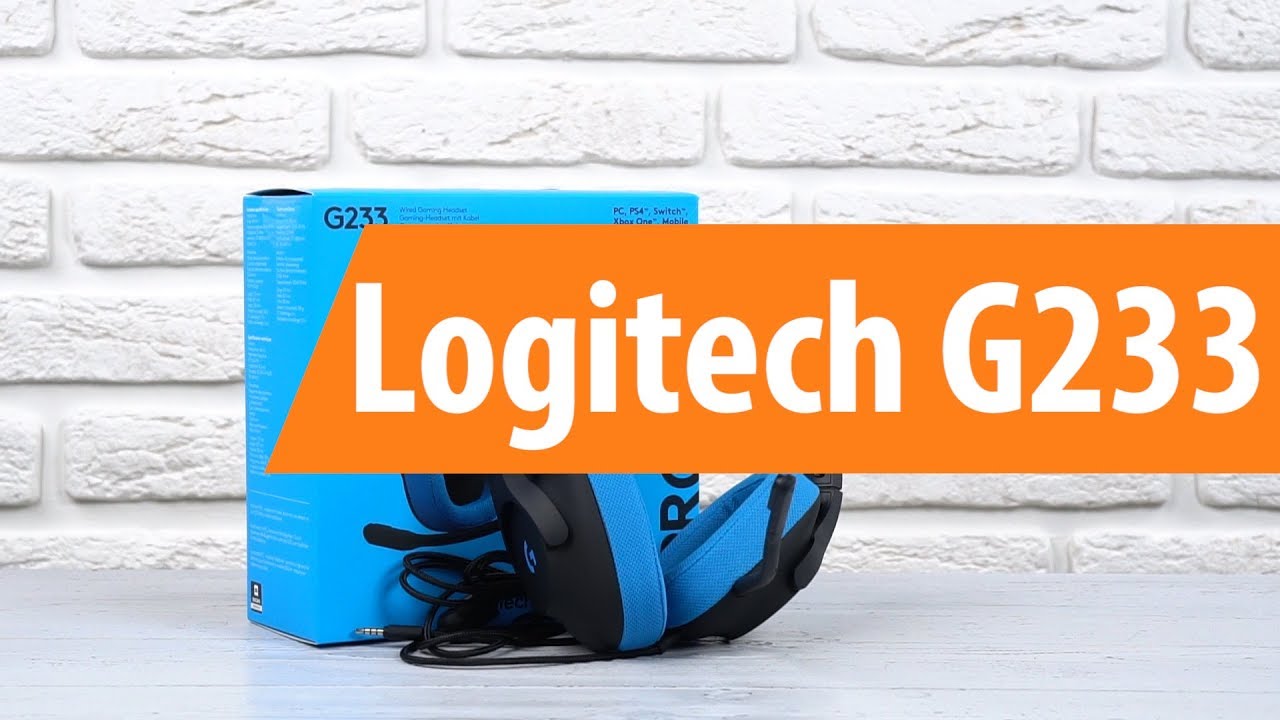 Распаковка Logitech G233 / Unboxing Logitech G233 - YouTube