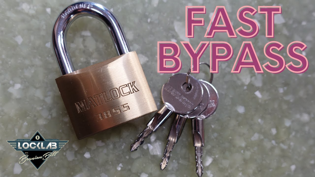 (1801) Matlock 3855 Cross Lock (Fast Bypass) - YouTube