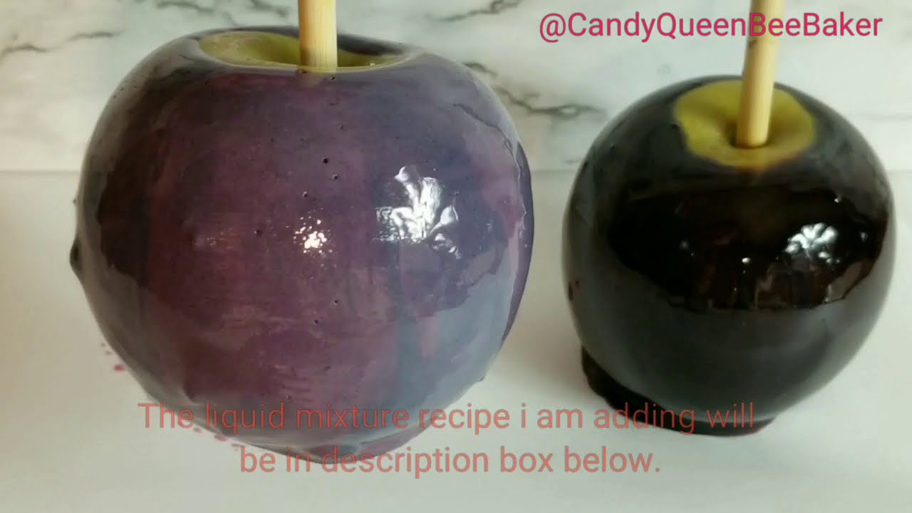 Color changing candy apple tutorial - YouTube