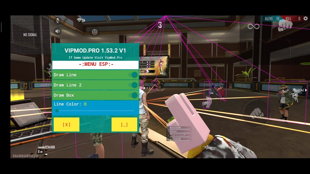 🔥NEW VIP MOD || AFTER MAINTENANCE || AUTO HEADSHOT,ESP LINE,ESP BOX ...
