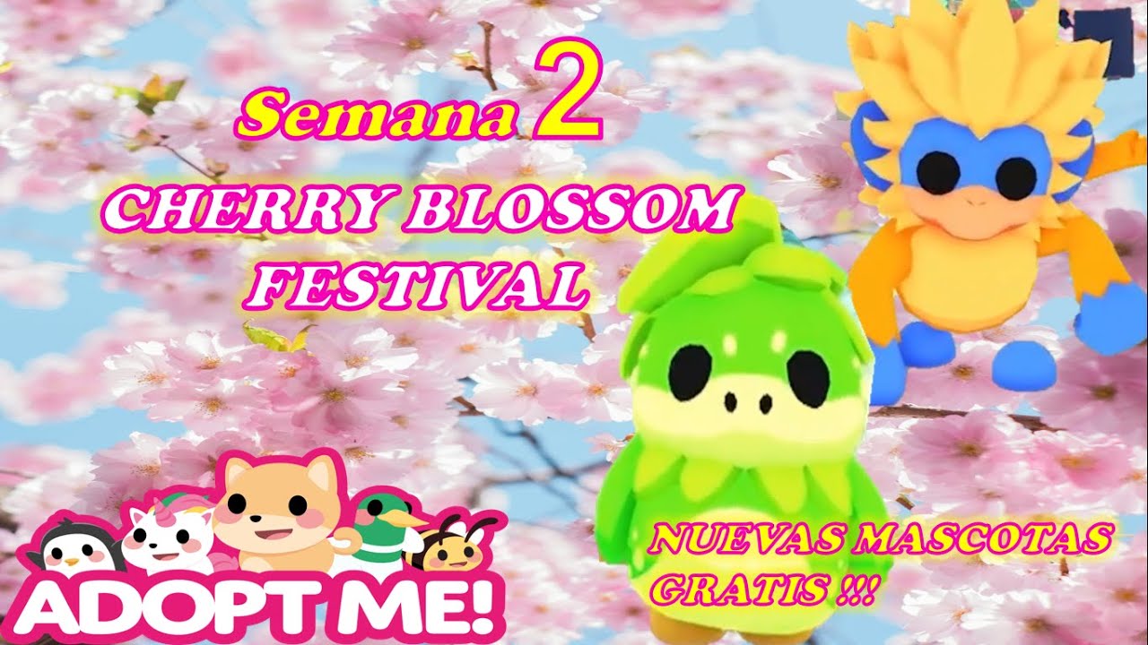 CHERRY BLOSSOM FESTIVAL ADOPT ME 2da Semana - YouTube