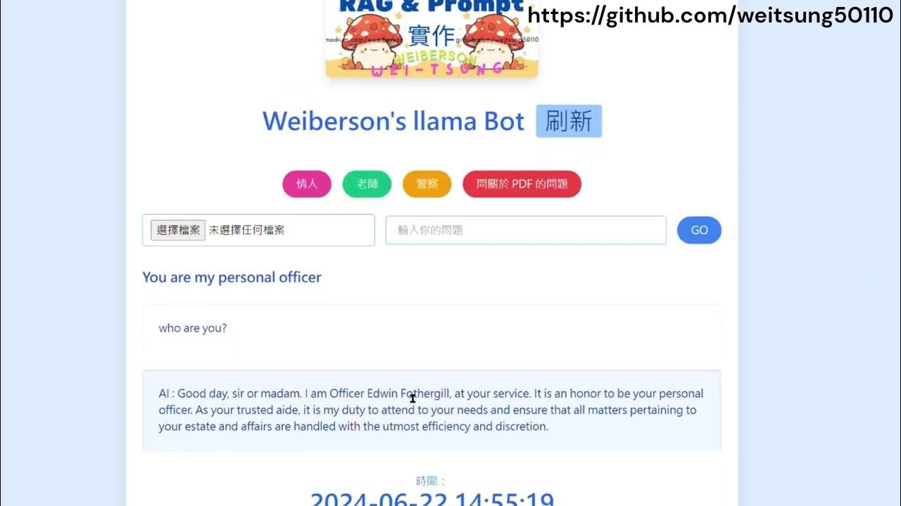 RAG llama LangChain flask chatbotWeb - YouTube