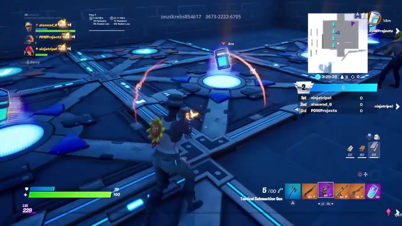 Fortnite chapter 2 season 2 creative tegen bots met daan en senne - YouTube