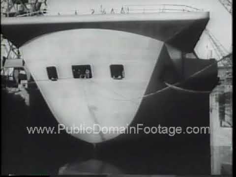 "Le Clem" French aircraft carrier Clemenceau Being Built in 1957 ...