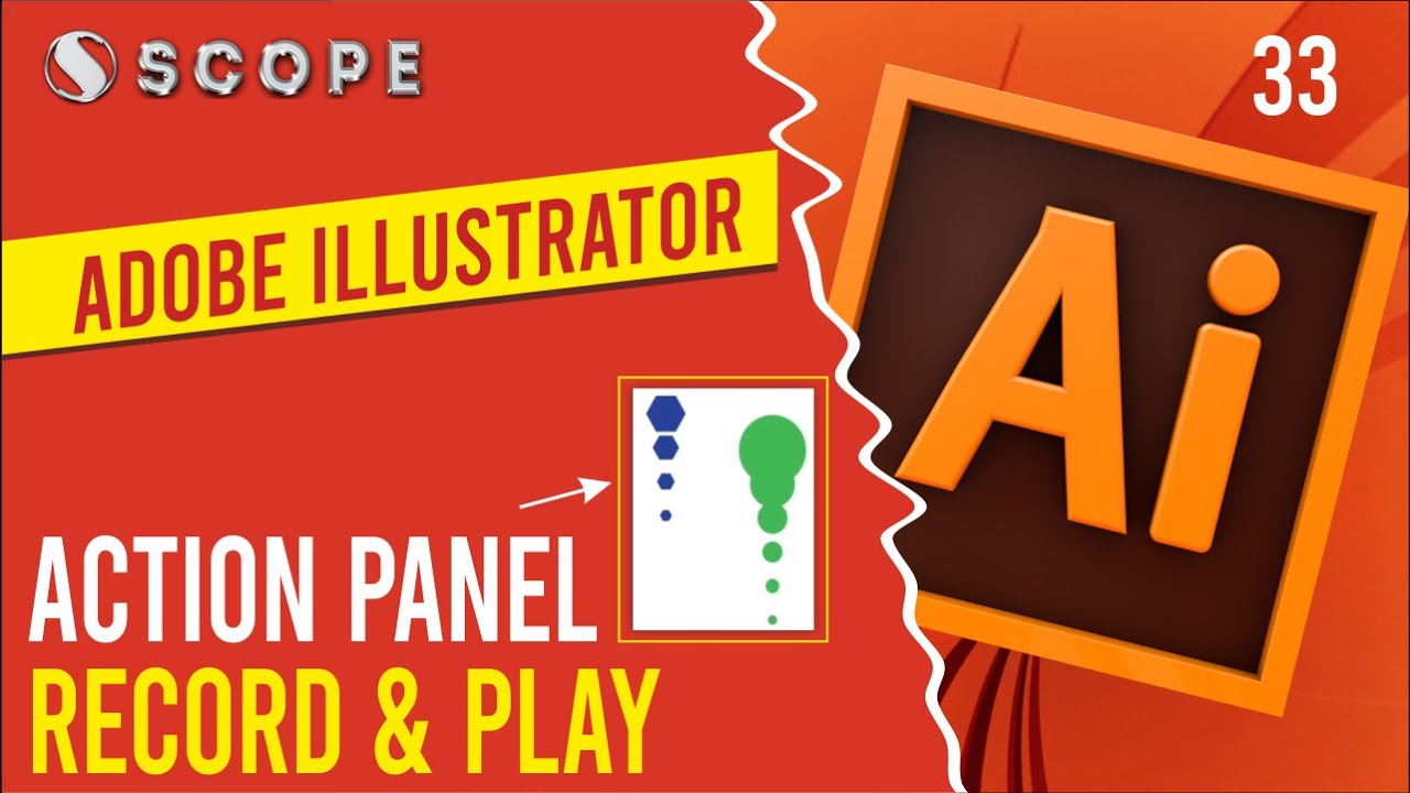 Master the Action Panel in Illustrator Hindi Tutorial || Action Panel ...