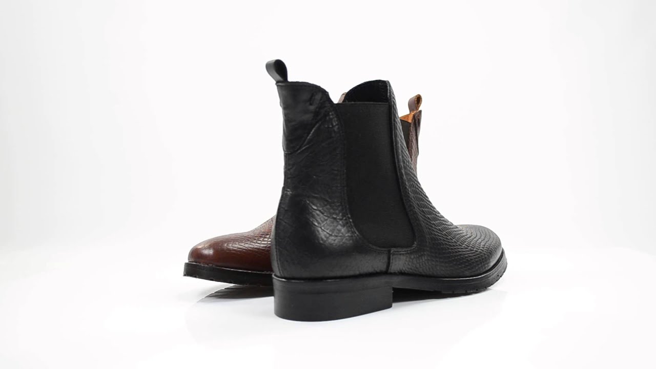 ROYALTY 381706 CHELSEA BOOTS CROCO - YouTube