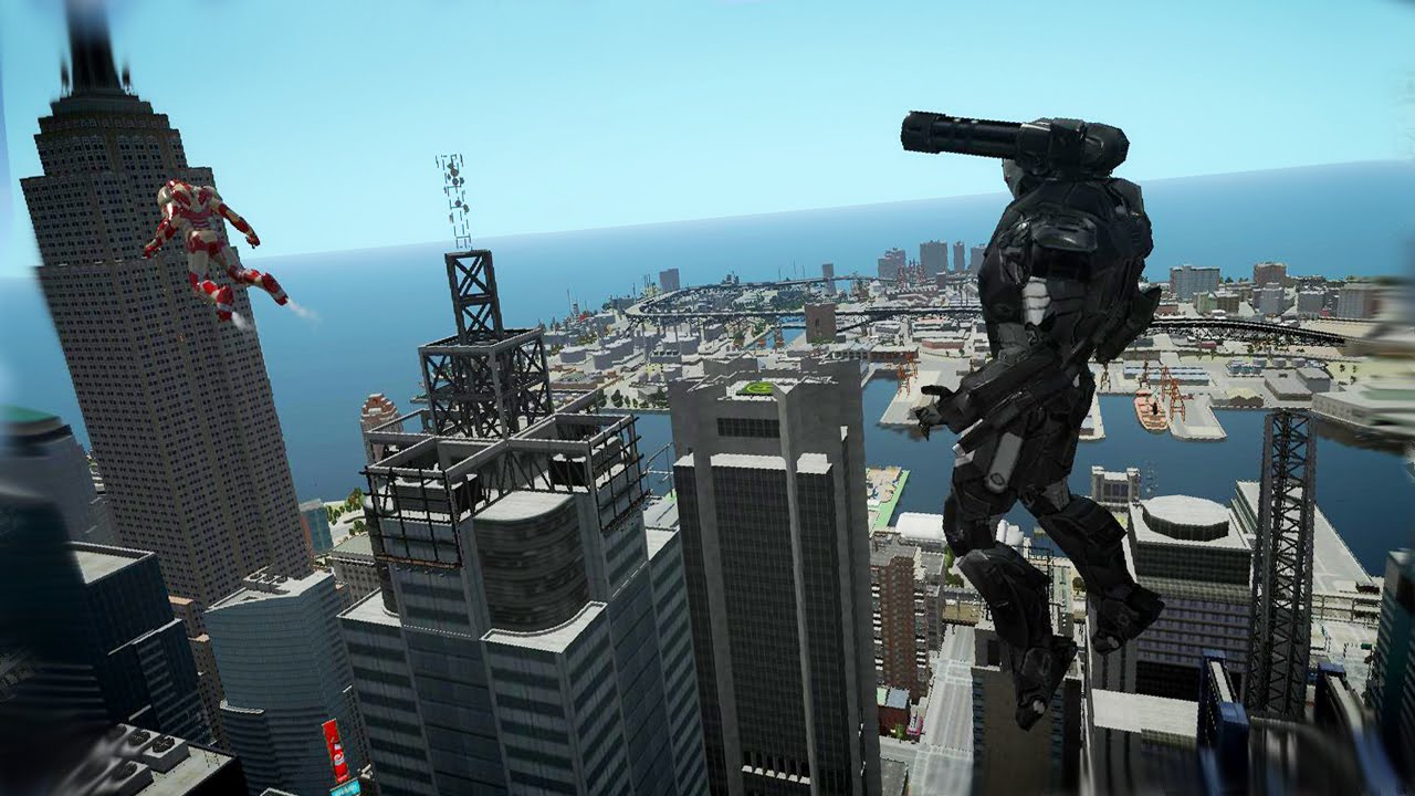 Iron Man and War Machine - MOD for GTA IV - YouTube