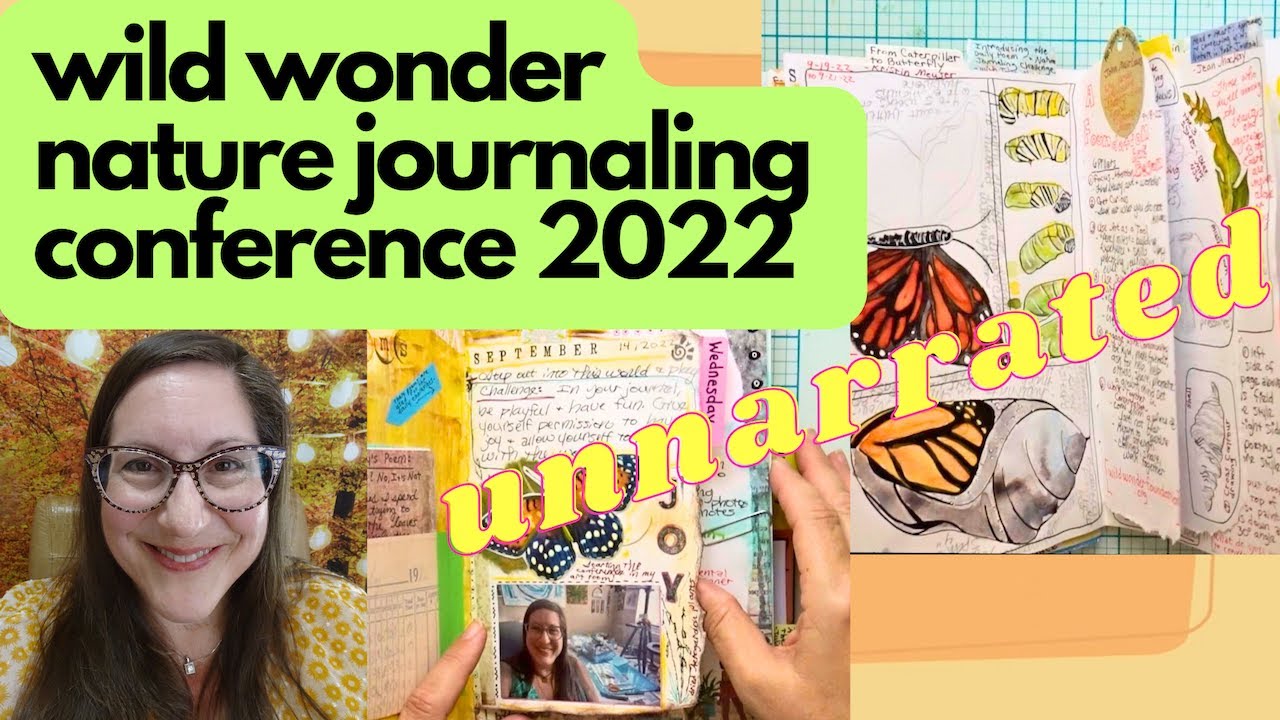 🌲Unnarrated Nature Journal FLIP THROUGH ️Wild Wonder Nature Journaling ...
