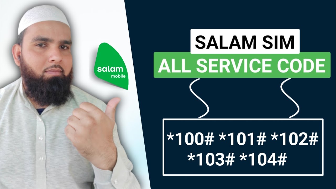Salam sim all code | salam sim ke sabhi zaruri code - YouTube