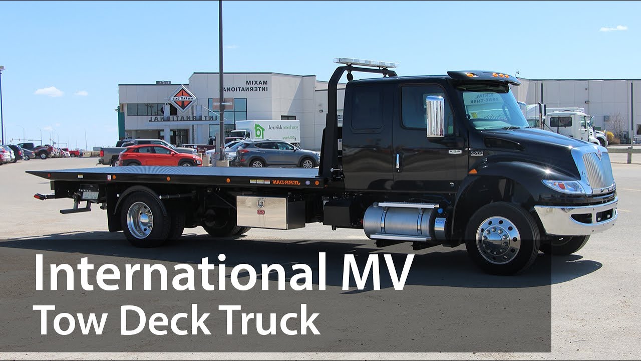 International MV Tow Deck Truck | Maxim Truck & Trailer - YouTube