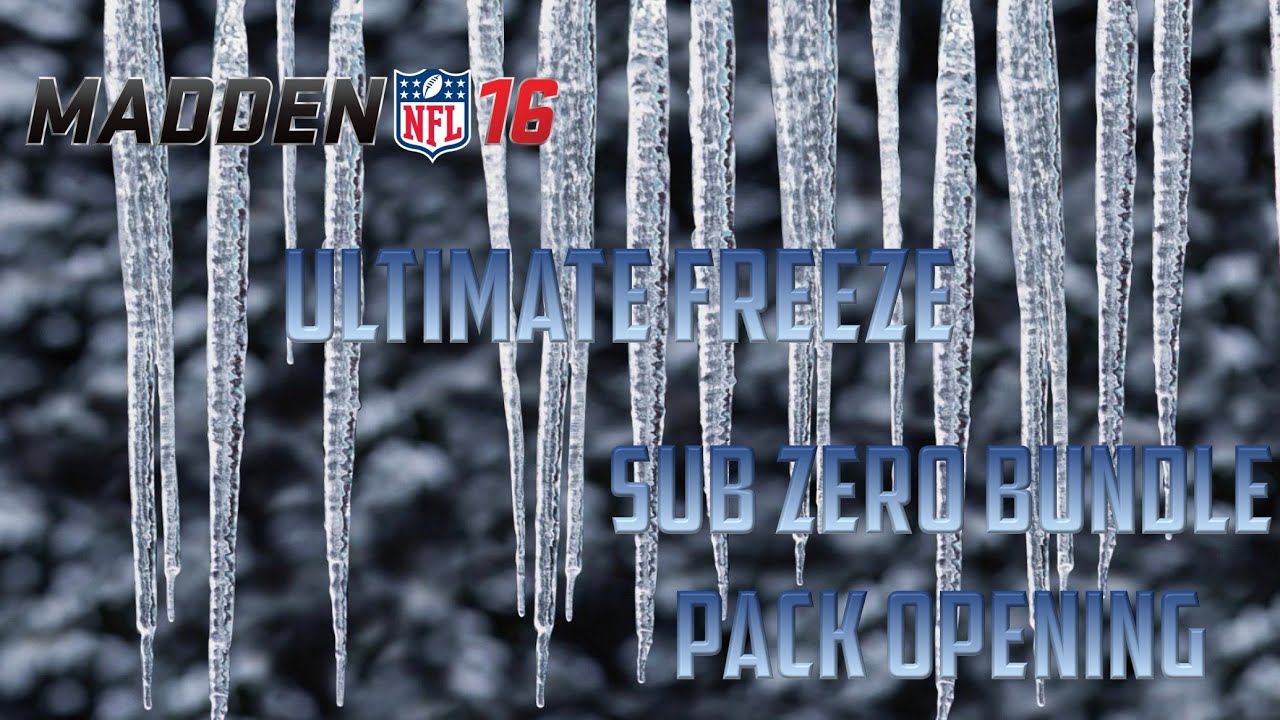 Madden 16 | SUB ZERO BUNDLE PACK OPENING! ARE PACKS FIRE or ICE ...