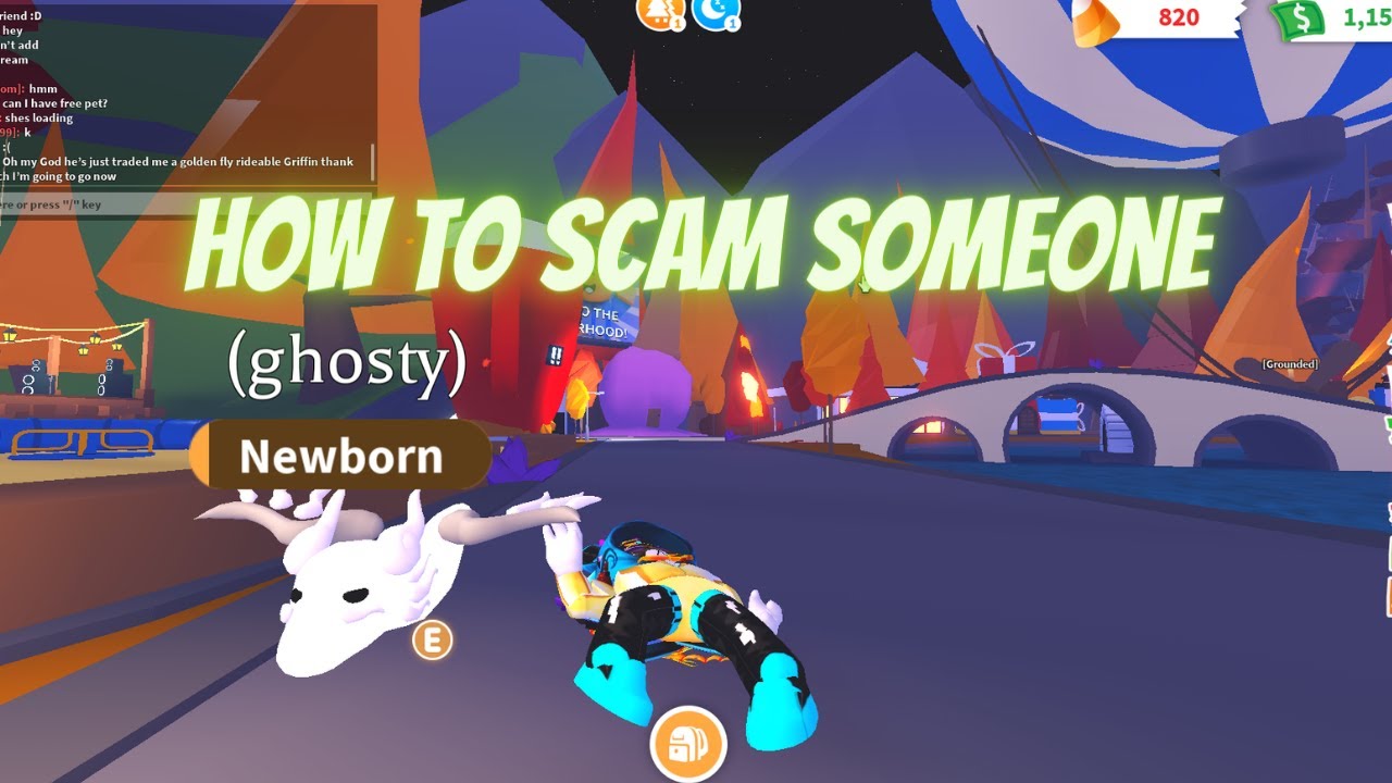 How to scam someone properly! Roblox adopt me - YouTube