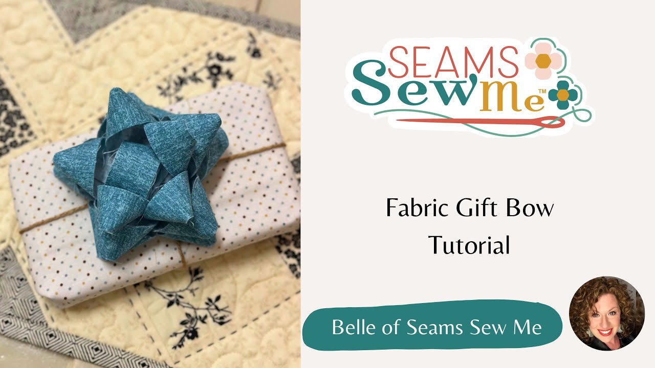 Fabric Gift Bow Tutorial - YouTube