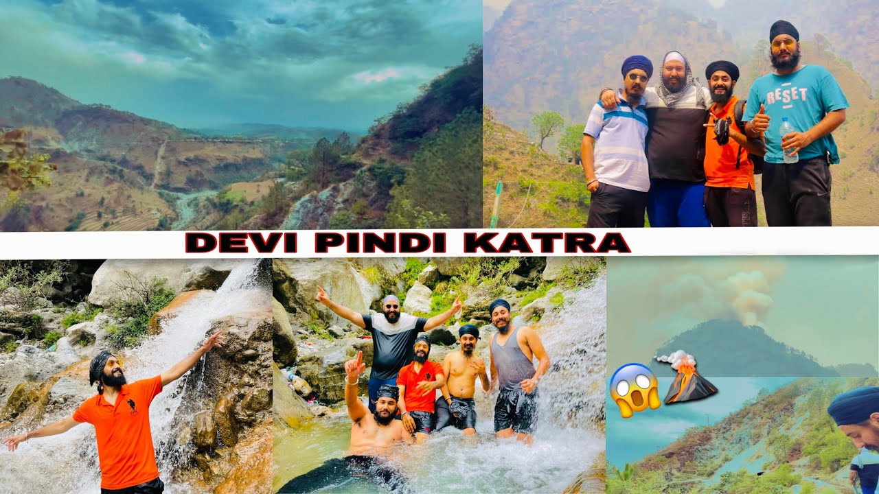 4 km tu jaada trekking krni pyi sanu?😵‍💫 ||Devi pindi Trek || pahada vich aag 🌋 *Landsliding 😱 ...