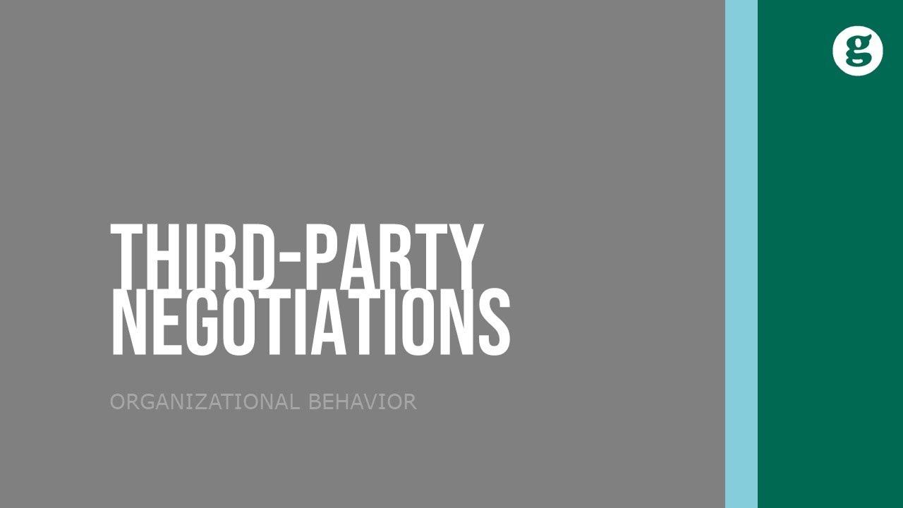 Third-Party Negotiations - YouTube