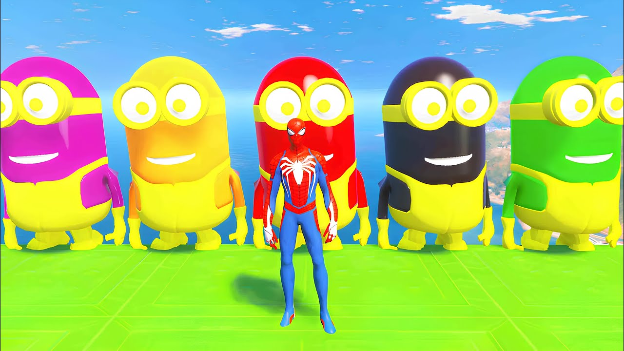 💥 Epic Domino Fall from Heights! Hulk 💚 & Minion 😱 Stunt Map Madness You Can’t Miss! 🔥🎢 - YouTube