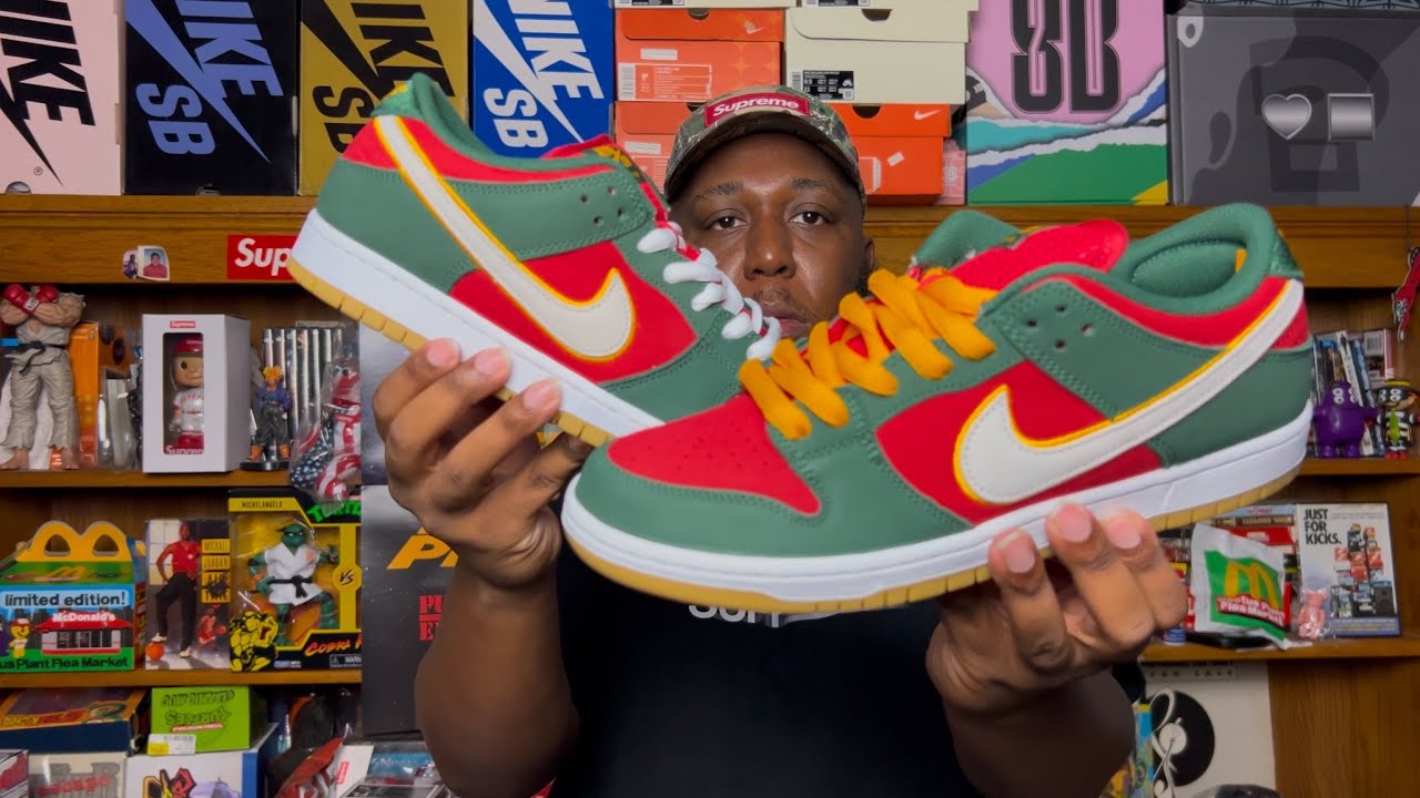 Nike SB Dunk SuperSonics Review & Lace Swap - YouTube