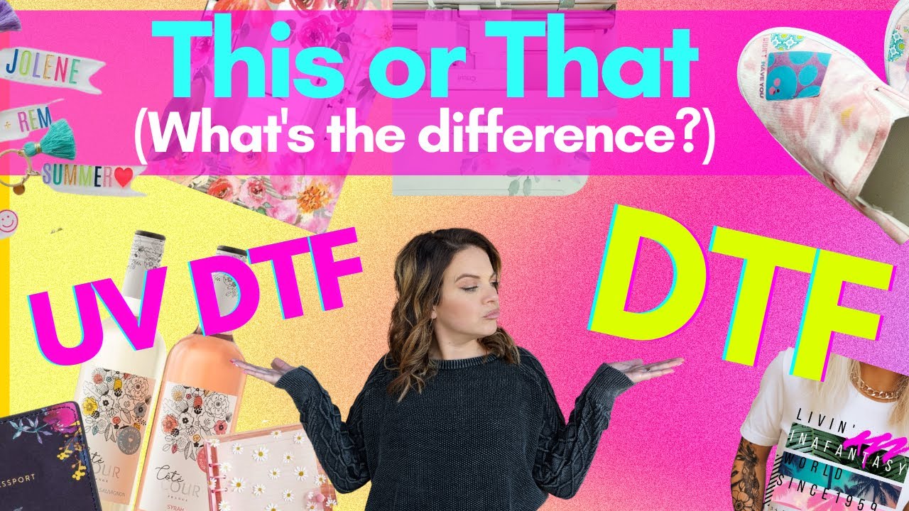 What's The difference between UVDTF and DTF (Direct to Film) - YouTube