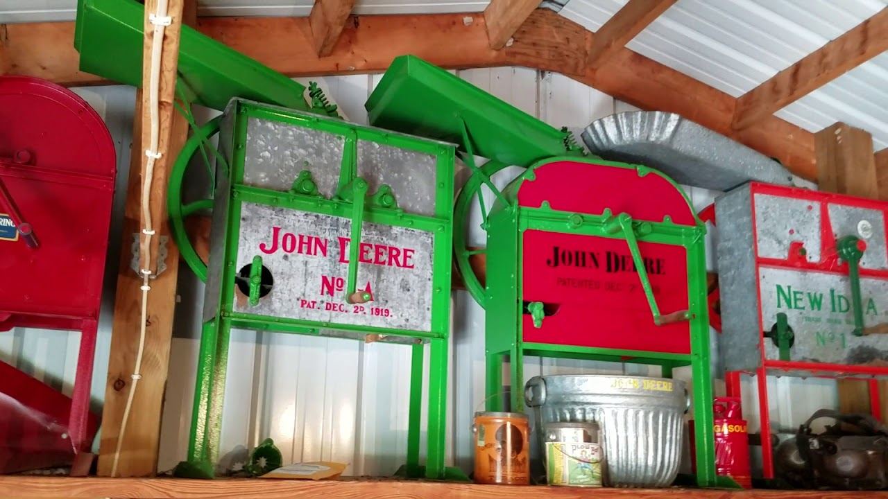 John Deere corn sheller history - made up on the fly - - YouTube