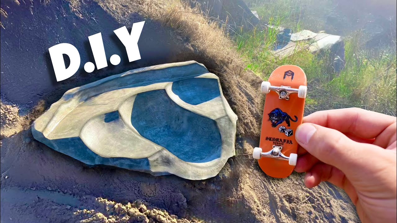 I Made The Ultimate Outdoor Fingerboard Bowl - YouTube