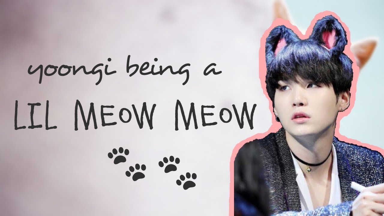 yoongi being a lil meow meow 🐾🐾 Realtime YouTube Live View Counter 🔥 ...