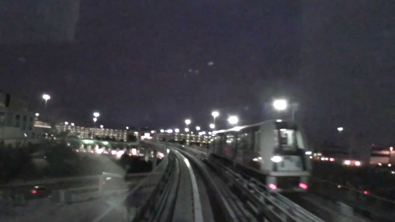 Miami, Florida - MIA Mover - Miami International Airport - Night HD ...