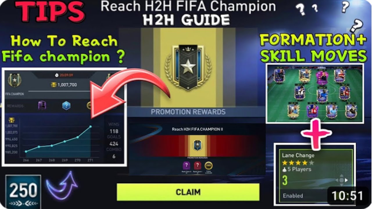 How To Reach FIFA CHAMPION in FIFA Mobile 23. Best Tactics, Formations ...