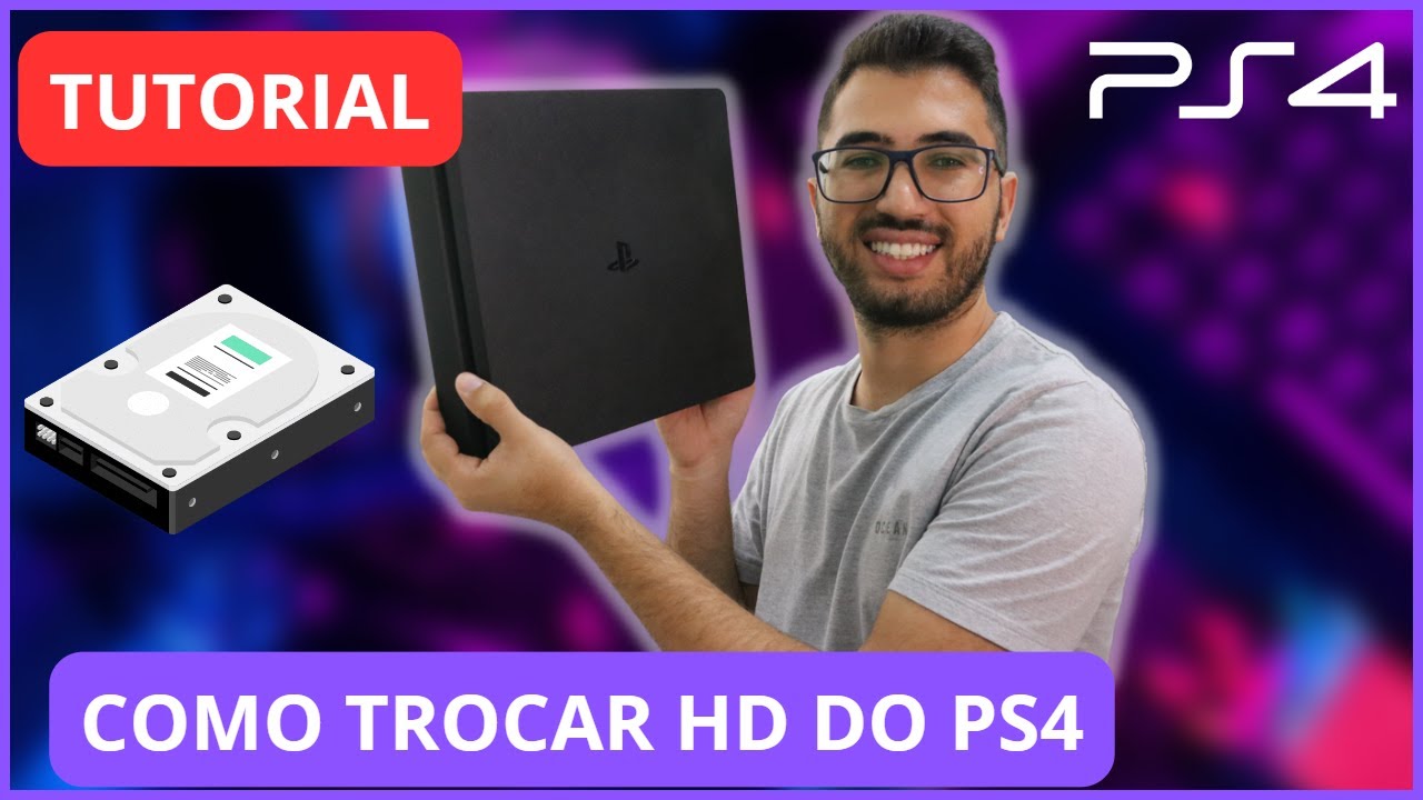 Como Trocar HD do PS4 (passo a passo) - YouTube