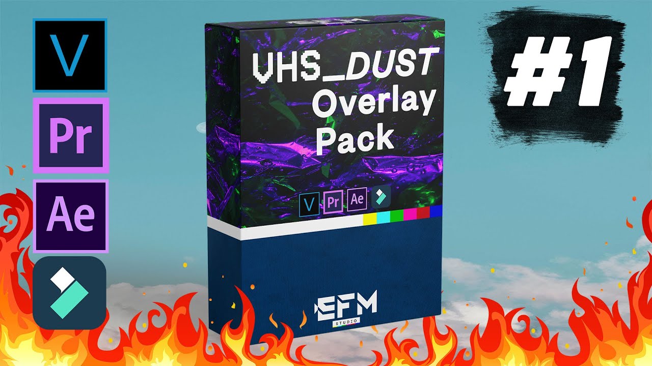 VHS Dust Overlay Pack FREE #1 - YouTube