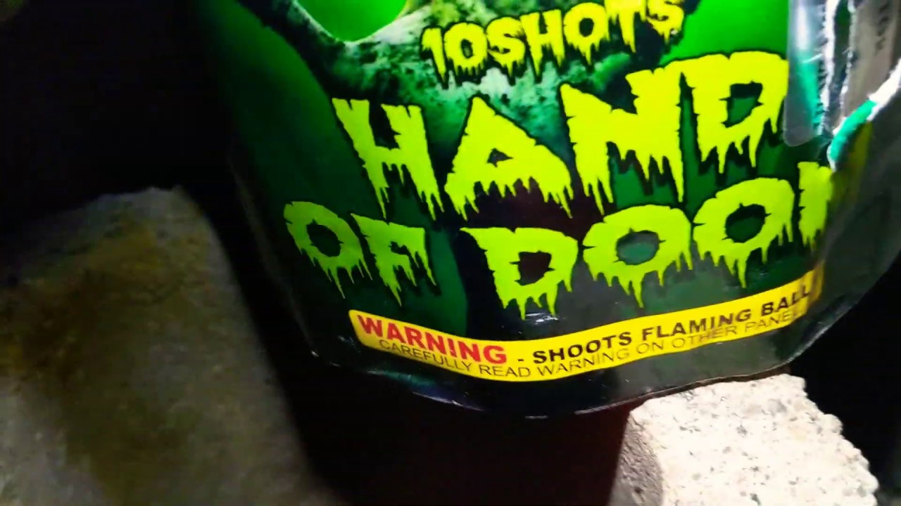 🔟shot 200gr, HAND OF DOOM☠️(PYRO DEMON😈)HARD Hitting🎂 - YouTube